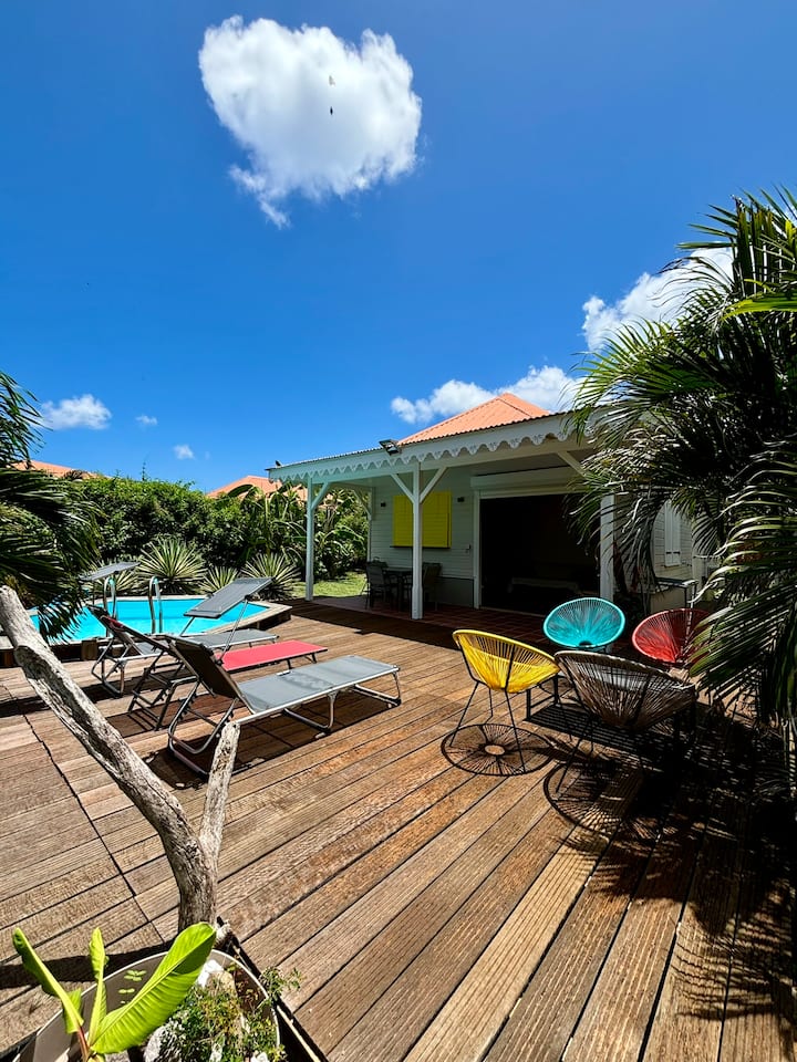 Villa Maracudja - Piscine - Jardin Créole - Martinique