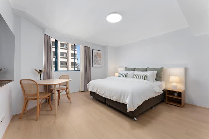 City Escape | Studio | King Bed Or Twins - Sydney central station