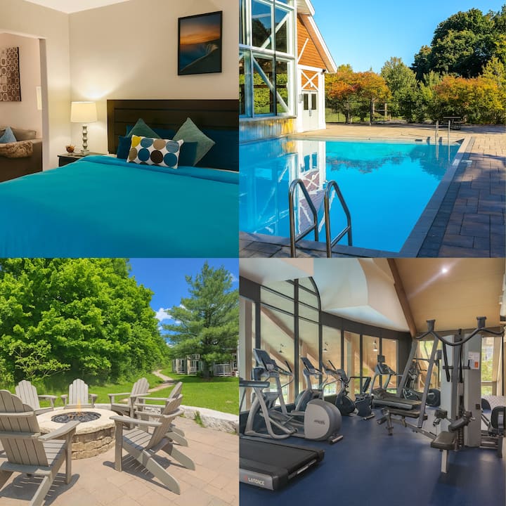 King Bed Suite | Pool • Hot Tub • Gym Access - Horseshoe Valley