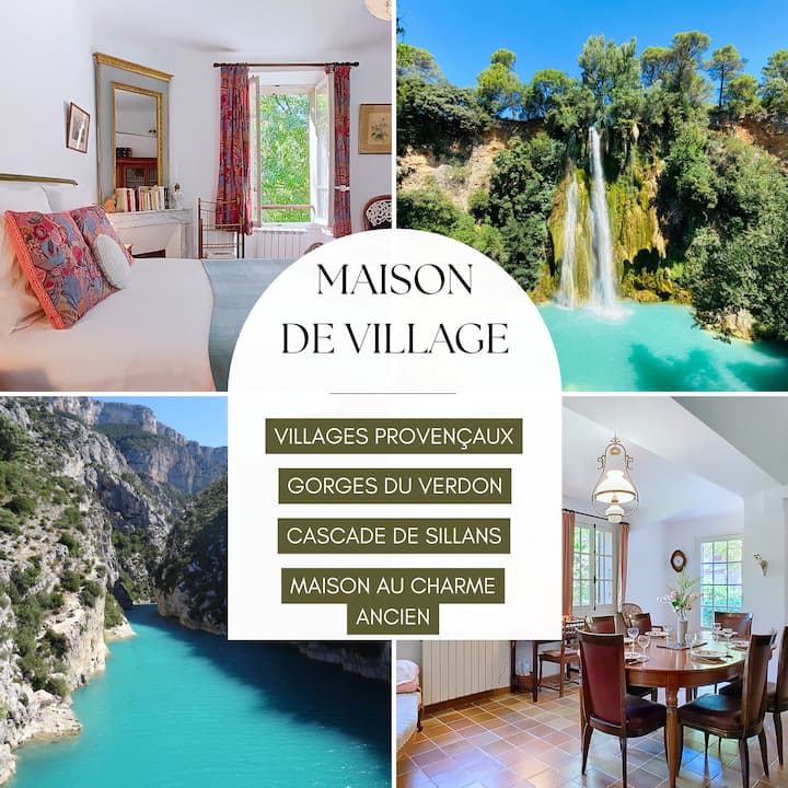 Maison De Village Avec Jardin | Cascade Et Rivière - Aups