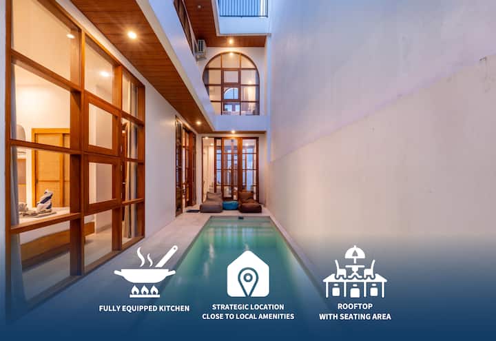 Modern Villa W/ Rooftop & Private Pool In Ungasan - Jimbaran