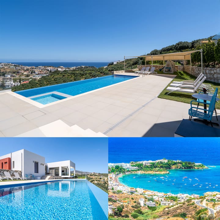 3' To Beach / Private Pool / Playground / Sea View - Crete