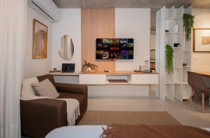 New Studio | Indoor Balcony, Gym, Coworking - Paraguay