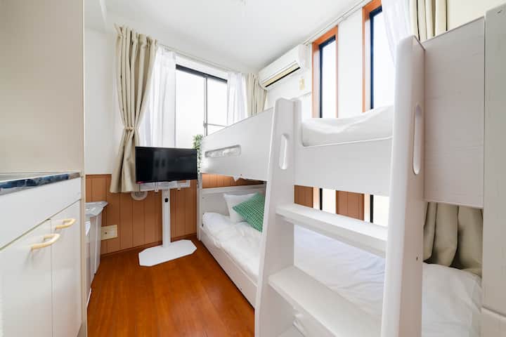 新宿まで9分!|1~2名用|参宮橋駅徒歩5分のアパート|長期滞在ok【101】 - Harajuku