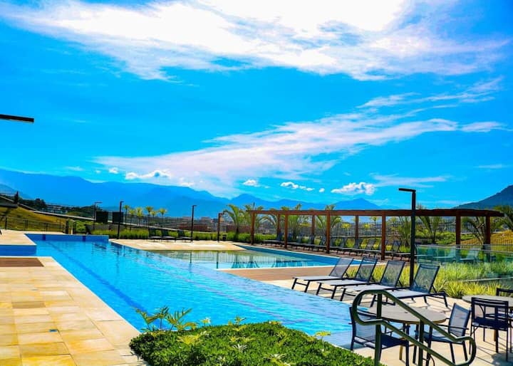 Maravilhoso Apartamento Cond. Frente Mar Dna Luxo! - Ubatuba