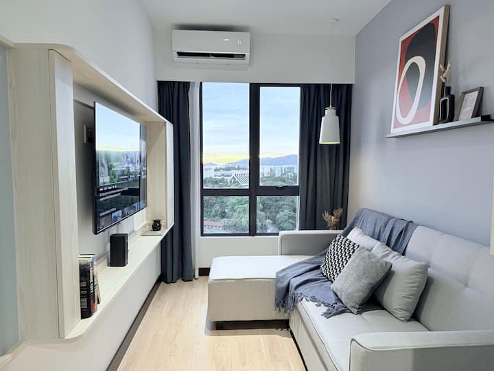 【Vetro11#01】1br Seaview | High Floor Near Kk Town - Sabah