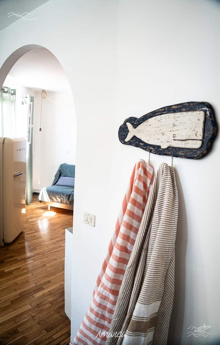 Amarea~loft Luminoso Vista Mare - Bogliasco