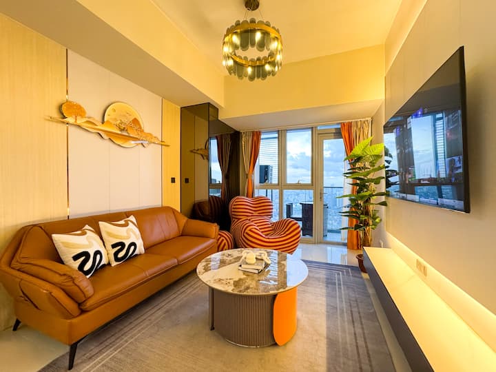 3br Oasis W/ 3 King Bed Uptown Bgc | Free Parking - Makati