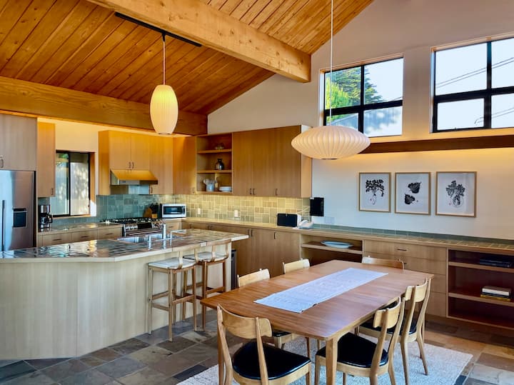 Sattva House | Modern Home W/ Peekaboo Ocean Views - Sea Ranch, CA