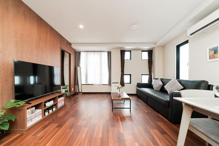 【369 House】100㎡/车站步行5分/赏樱圣地/新宿中心商圈7分/交通便利/3床/全新装潢 - 西東京市