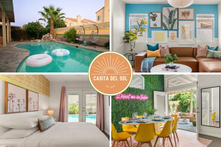 Coachella Retreat: Outdoor Lounge, Games & Hot Tub - Indio, CA