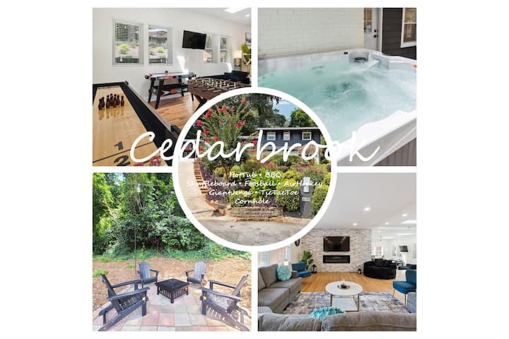 *Cedarbrook_fun&stylecentralhome*games,hottub&more - Decatur, GA