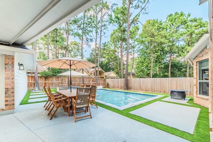 New 4br Retreat + Pool Near The Woodlands - The Woodlands, TX