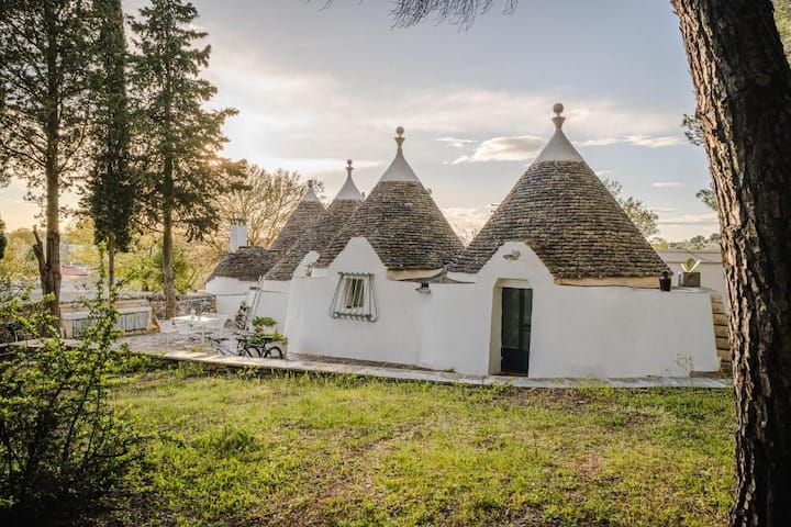[3 Km Cisternino] Trulli Con Foresta, Bici E Bbq - Apulia