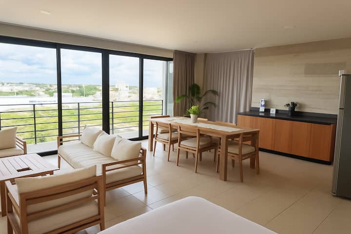 Walk Everywhere | Modern 1br Av Nader Cancun - Cancún