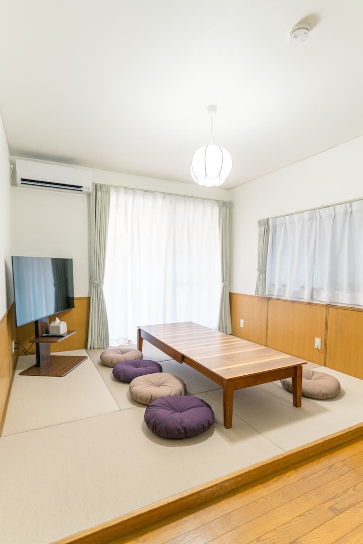 New|熊本城近く|広々3寝室&和室完備の1棟貸し切り|wifi完備|みらいステイ坪井 - Kumamoto