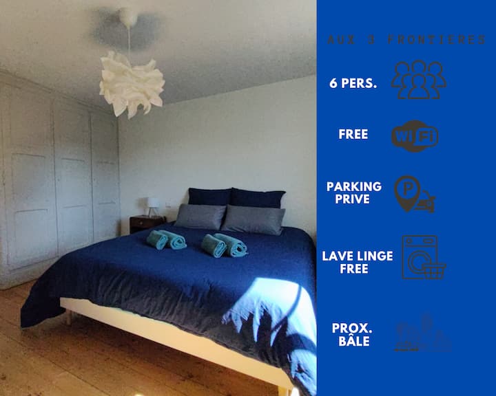 *Aux 3 Frontières* Maison 3 Ch, Marché De Noël - Rixheim