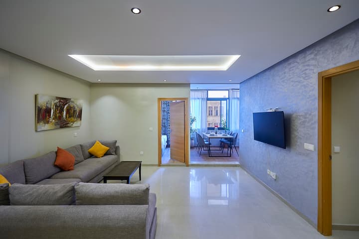 Spacieux Appart Centre-ville I Parking Free - カサブランカ