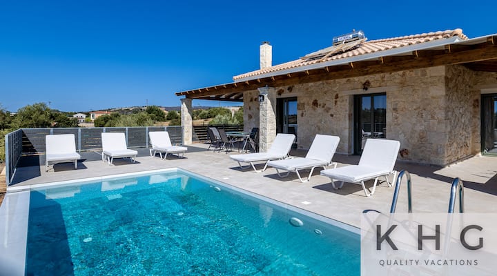 Leo's White Stone Villa In Karavados Village! - Cephalonia