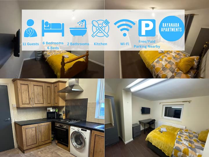 Spacious 6 Bed House - Central - Southampton