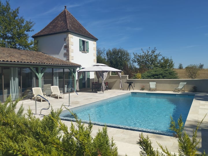Gîte Privé Avec Piscine Chauffée - Le Buisson-de-Cadouin