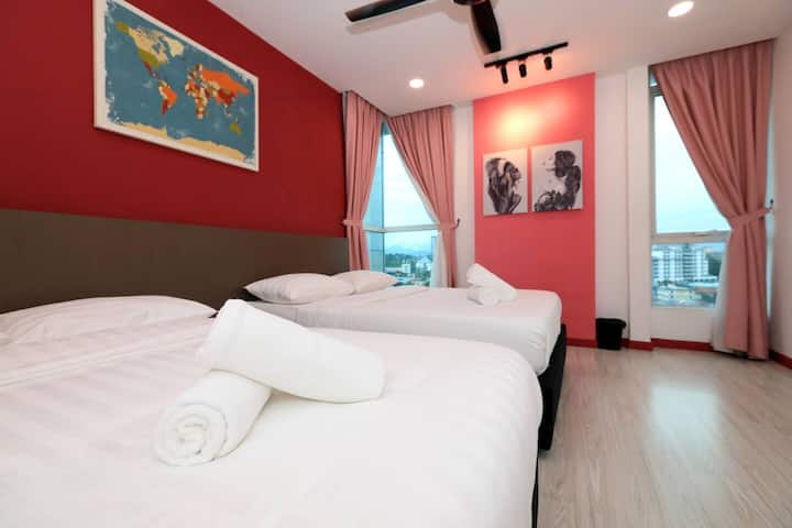 4 Br • 10 Pax • 3 Mins To Imago & Gleneagles Kk - Kota Kinabalu