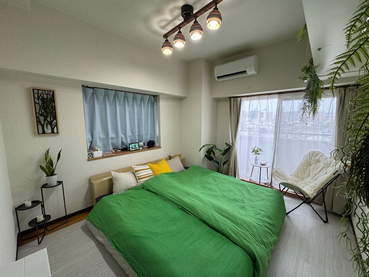 名古屋から徒歩圏内/角部屋眺望最高/乾燥機付き洗濯機完備/長期滞在良し/カップル、友人 - Japan