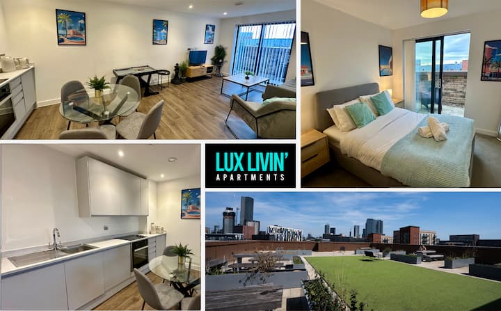 Luxury 2 Bed Manchester Penthouse With Balcony - Manchester