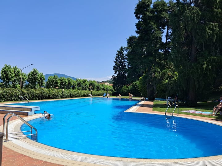 Sunrise Loft Vista Lago Terrazzo Piscina - Lake Maggiore