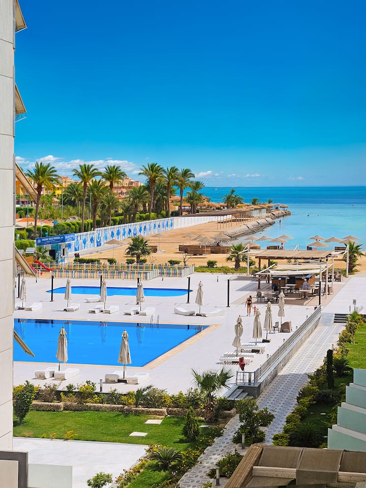 Private Beach Sea Side View Studio / Wi-fi - Hurghada