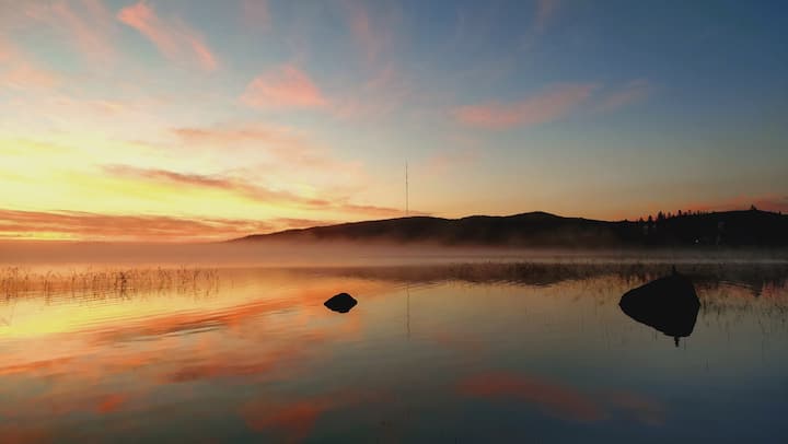 •Rantamökki•puusauna•palju•laituri•laavu•vuokatti• - Vuokatti
