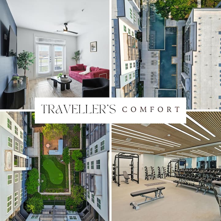 05 Downtown Fw 1br | Luxury Living W/ Resort Pool - Stop 6 - Fort Worth