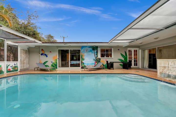 Tropical Private Home 6 Bdr4bath - Hollywood, FL