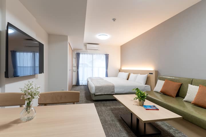 Newly Built/direct Kix & Shin Osaka Sta./free Wifi - Namba