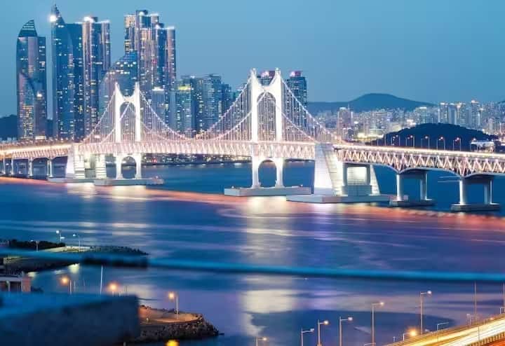 광안대교뷰 바다옆마켓#침대4개 #미스터멘션 - Busan