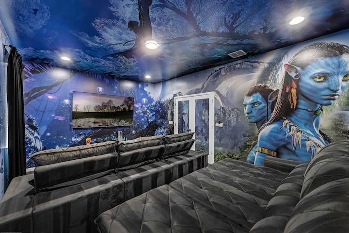 5 Suites-cinema-game Room-pool-themed Rooms! - Kissimmee