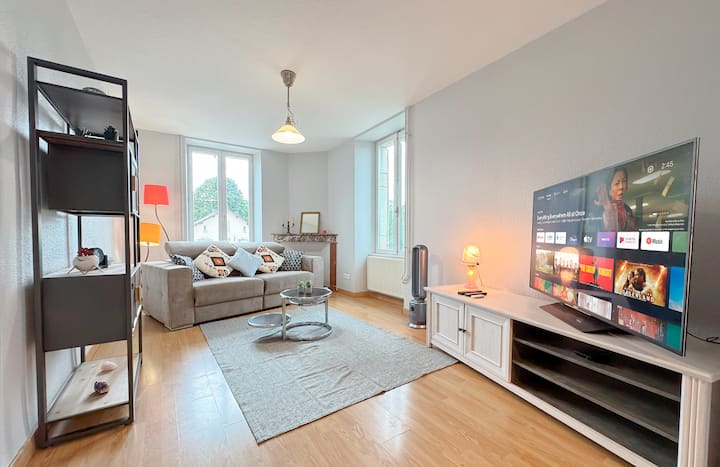 Duplex Rénové 2/4 Pers • Parking • 5 Mins De Lons - Lons-le-Saunier