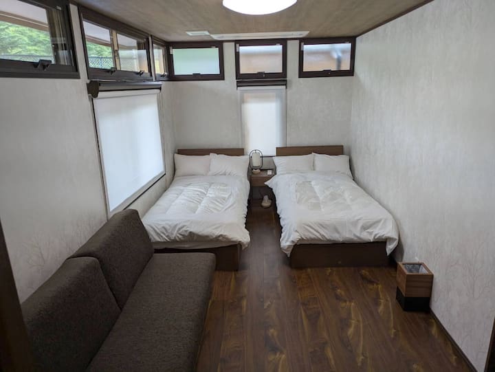 プライベートサウナ付 木陰庵-森- 広々63.3平米 朝食付 2名利用 - 고모로시