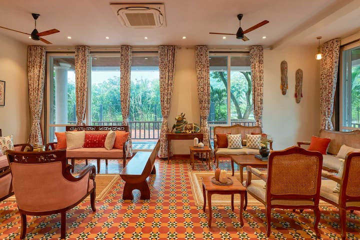 4bhk Aaraa Retreat – Pool, Theatre & Bb Court - Karjat