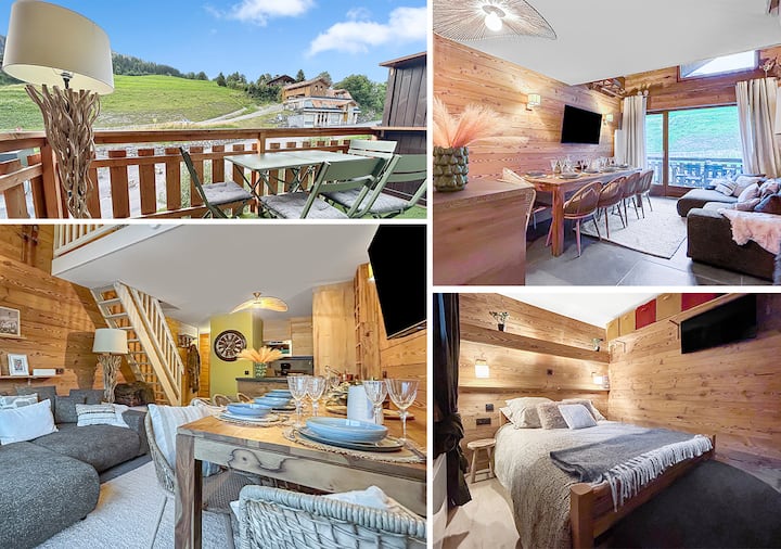 Appartement T3 Cosy Sur Les Pistes Avec Parking - Le Grand-Bornand