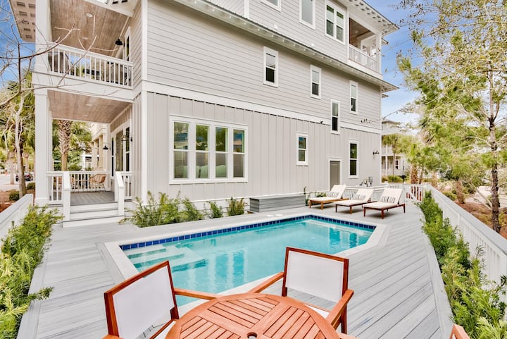 Seacrest With Private Pool & Bikes! Steps To Town! - Rosemary Beach, FL