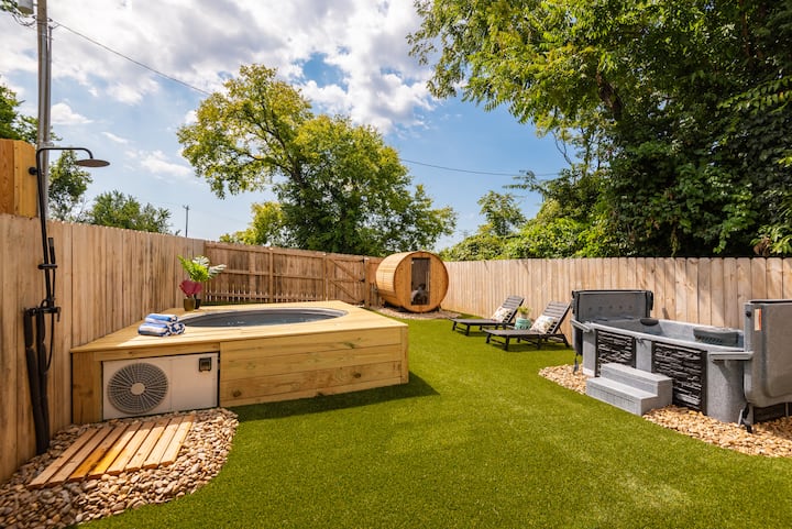 Cowboy Cottage | Hot Tub & Sauna | Near Broadway - 納什維爾