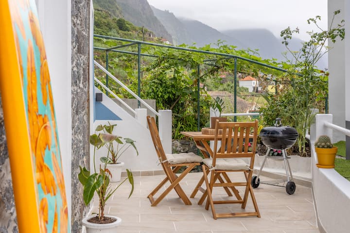 Blue House - Ground Floor - Near Sea - Ac - São Vicente