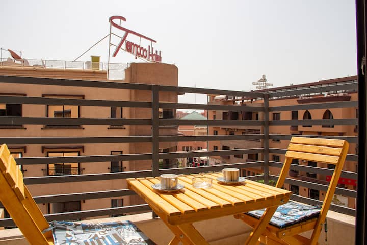 Appartement Central Au Coeur De Gueliz - Marrakesh