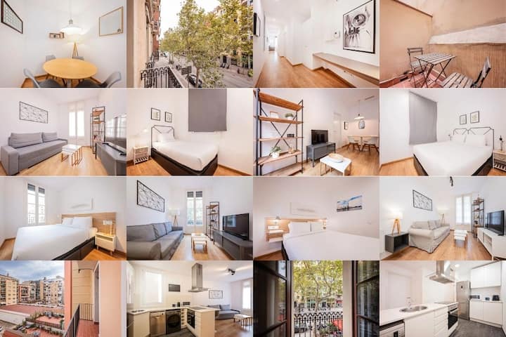 Colocation 6 Ch. Eixample (11 Pers) Près V. Hist. - Barcelona