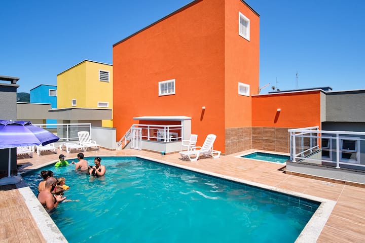 Bh21: Apto Com Ar, Churras, Piscina, Sauna E Lazer - Ubatuba