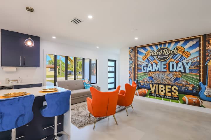 2br | 5 Min. Hard Rock Stadium | Arcade | Dolphins - Miami Gardens, FL