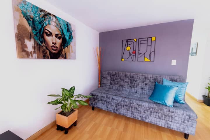 New Apt+ac+kitchen+wifi+laundry+tv+work Area @Cali - Cali