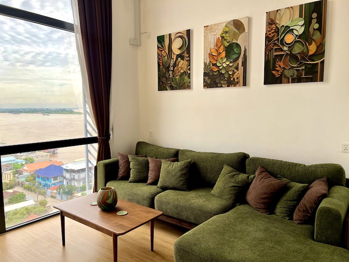 Beautiful Riverfront Loft Apartment | 9f - Phnom Penh