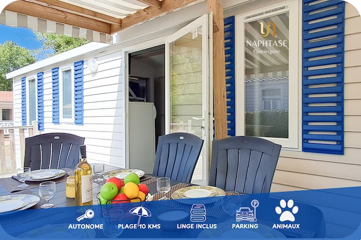 Mobilhome 6 Pers Eclat Nature Linge Ménage Inclus - Saint-Hilaire-de-Riez